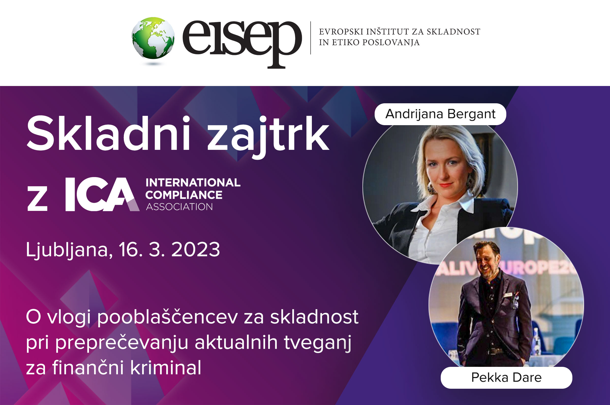 Skladni zajtrk z ICA o aktualnih strokovnih temah - EISEP